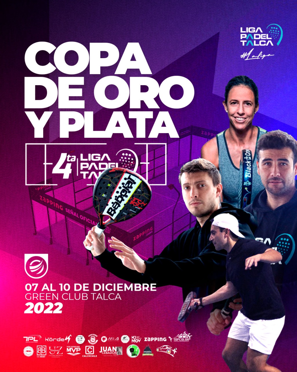 Liga Pádel Talca: copa de plata y oro se disputarán en diciembre ...