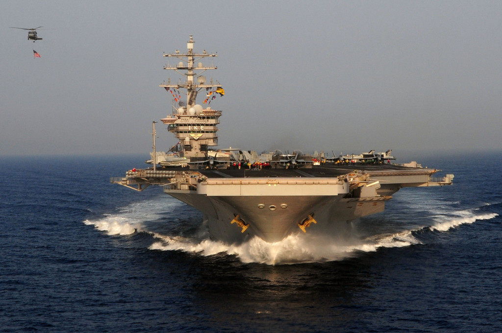 El Más Potente Del Mundo Eeuu Envía Nuevo Portaaviones Y Más Buques