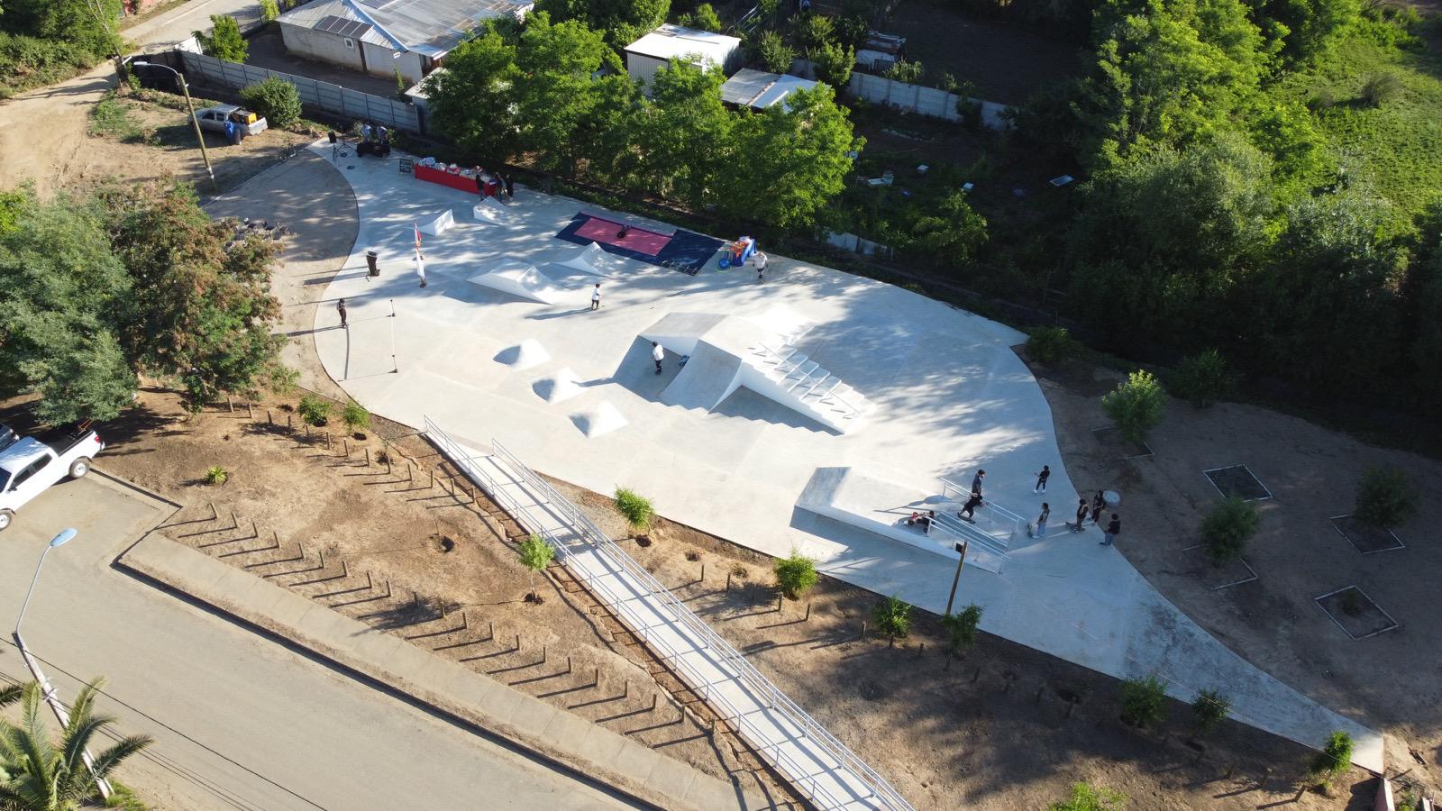 Inauguran primer Skate Park en Pelarco - Diario El Centro