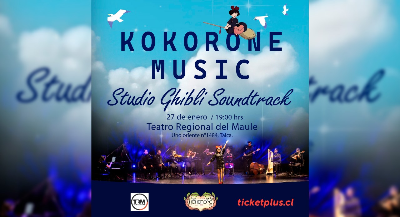 Studio Ghibli Soundtrack Llega a Talca: Kokorone Music en Concierto ...