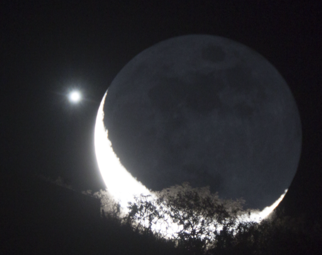 Venus Y La Luna Este Viernes Es La Conjunción De La Luna Y Venus: ¿A