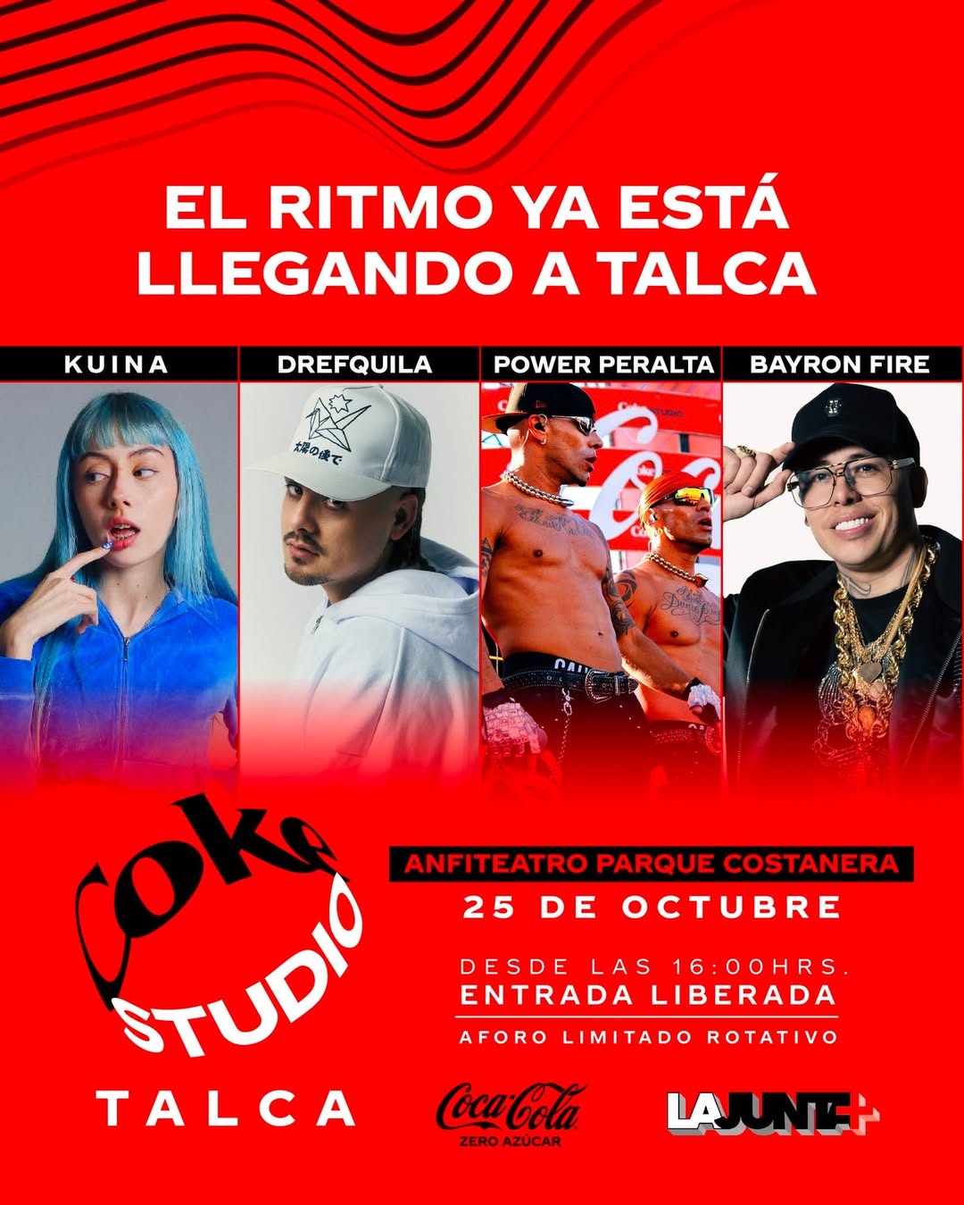 Coke Studio ilumina Talca con música y talento chileno. - Mi Chile Lindo