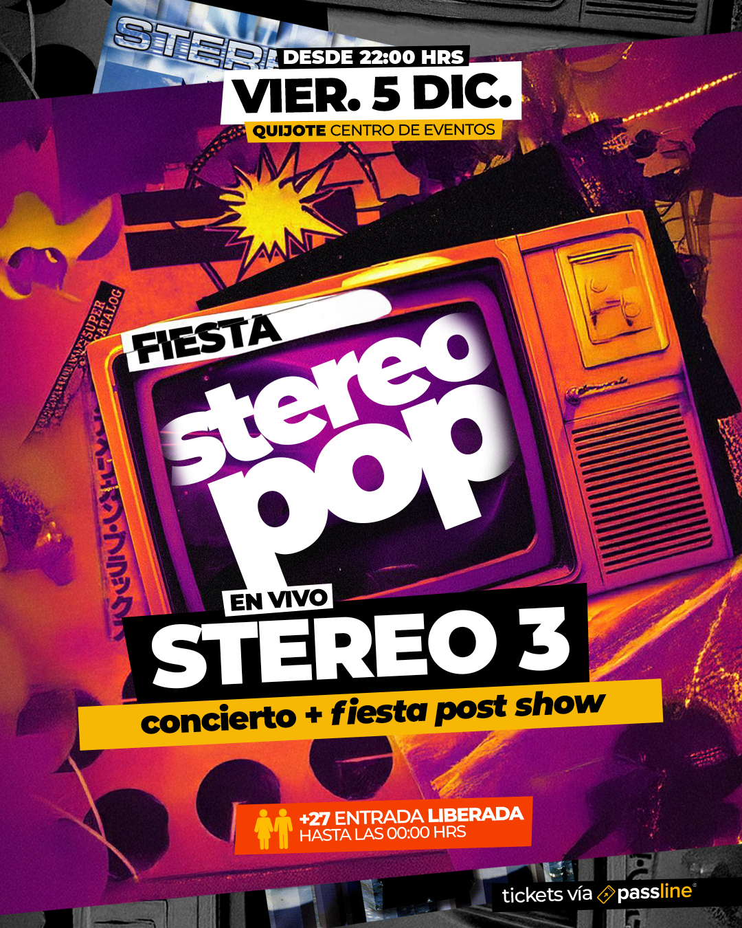 Clásicos de los 2000 vuelven con fuerza en show de Stereo 3 en Talca ...