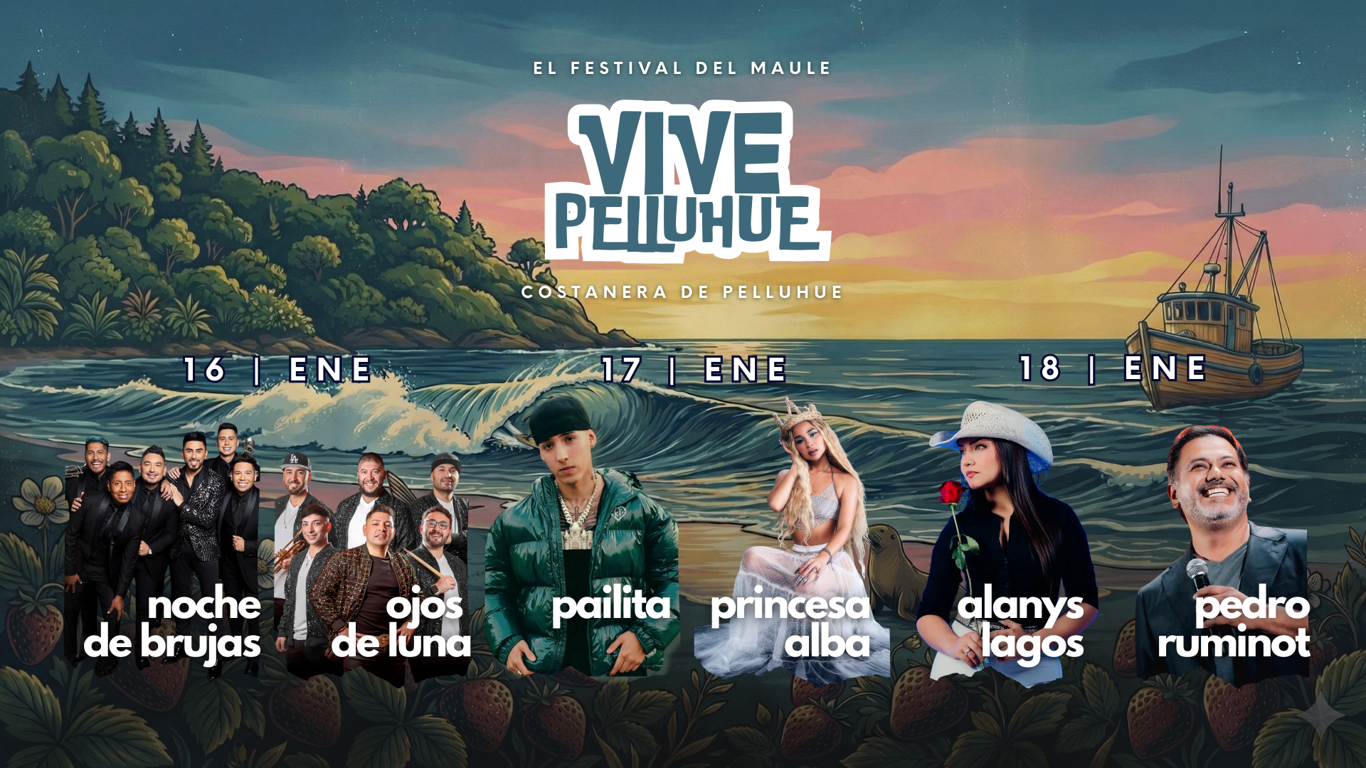 Música, humor y diversión: el Festival Vive Pelluhue 2026 se estrena ...